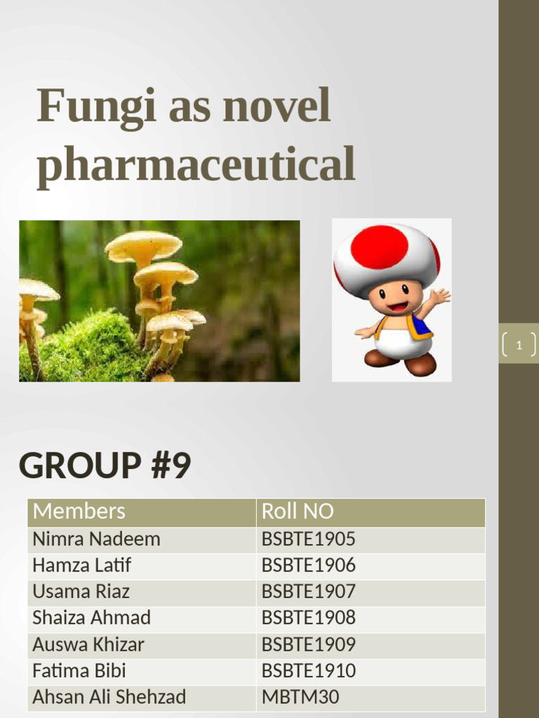 Group 9 (Fungi As Nova Pharmaceutical) | PDF | Fungus | Antiviral Drug
