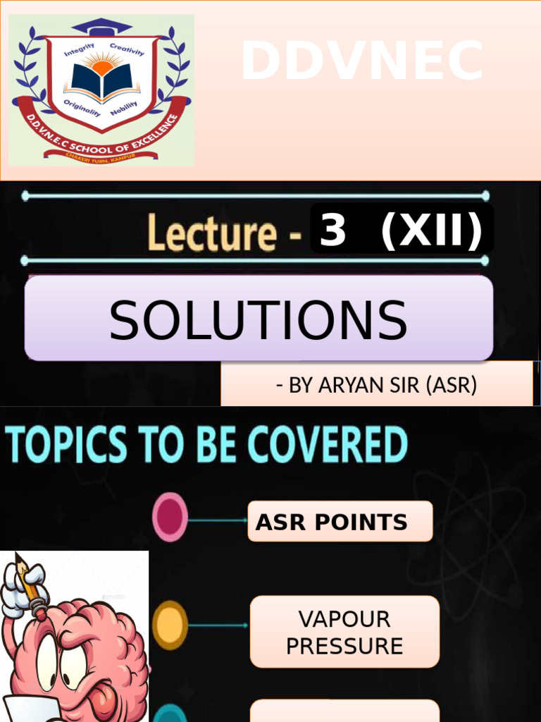 12th Chemistry Lecture 2 | PDF | Continuum Mechanics | Quantity