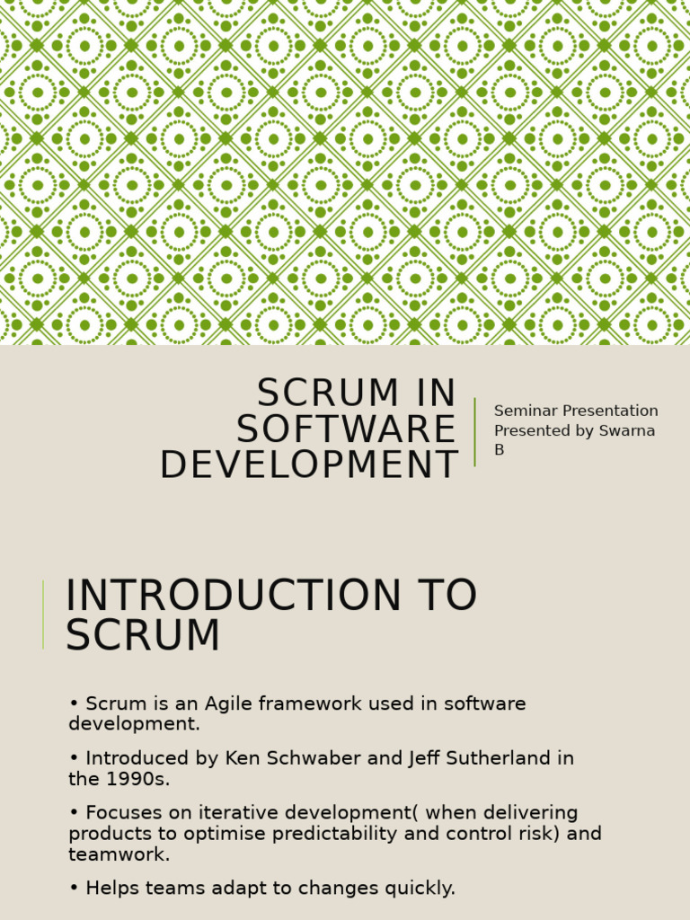 Scrum_Seminar_Presentation | PDF