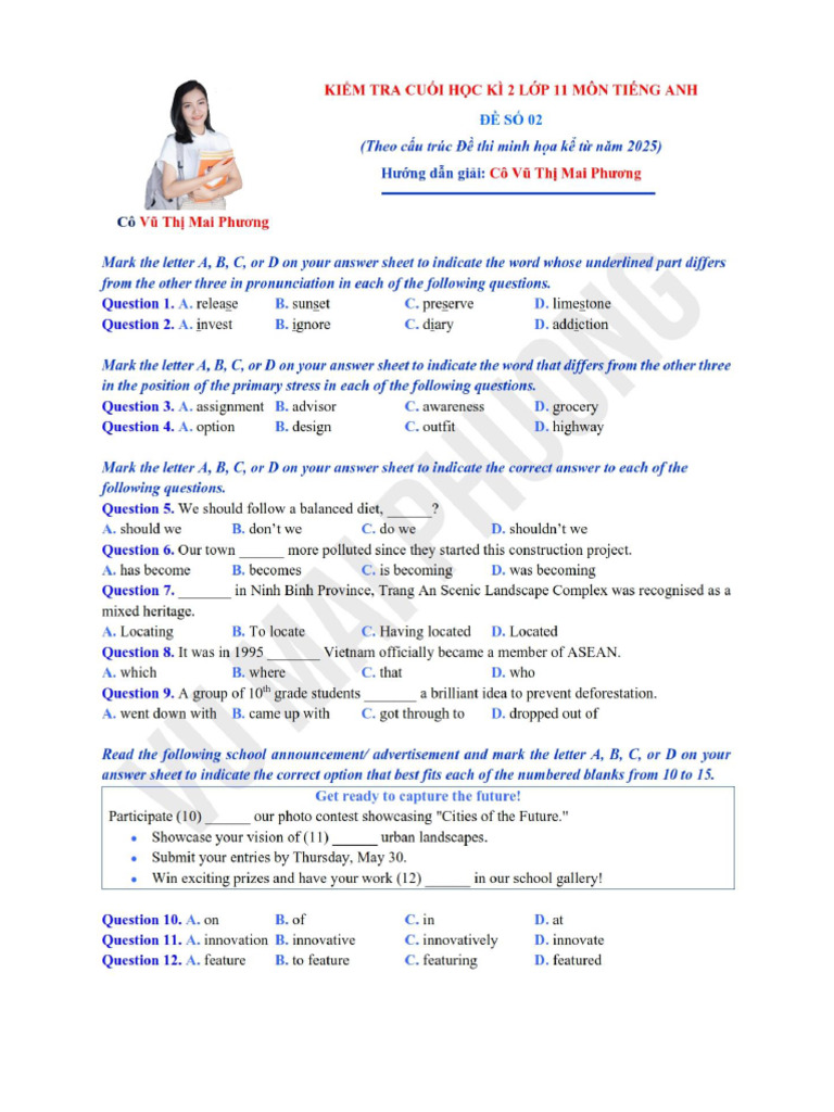 ĐỀ 2 THPT MỚI | PDF