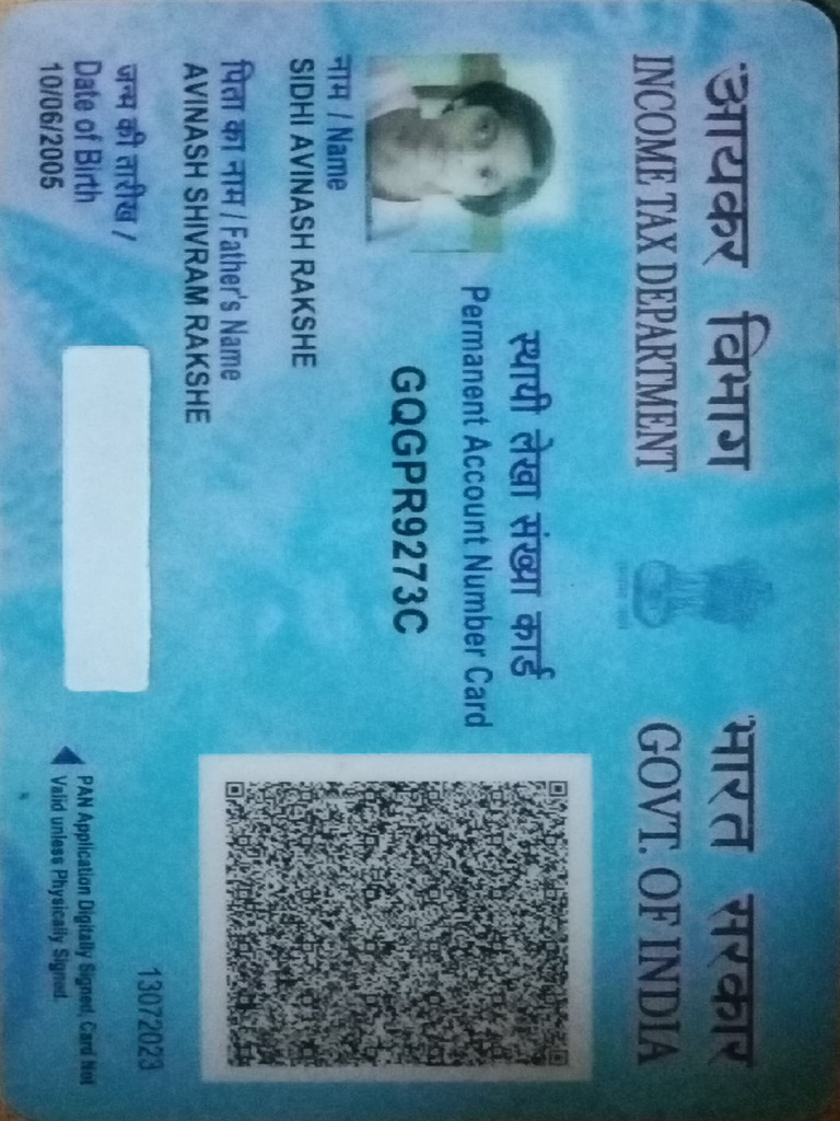Validity of Digitally Signed PAN Card | PDF
