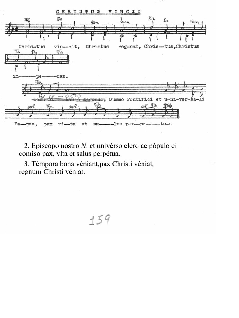 Christus Vincit | PDF