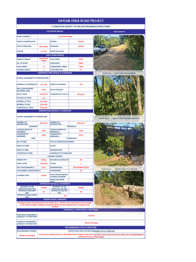 Duchi River Bridge | PDF | Physical Geography | Civil Engineering