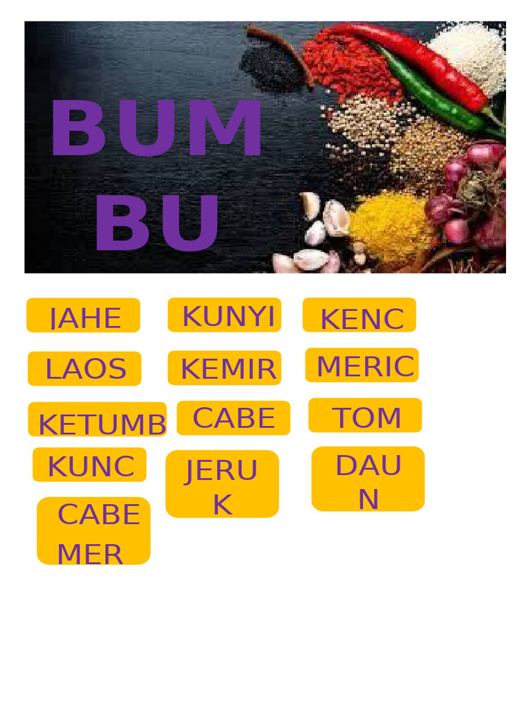 Bumbu Dapur | PDF