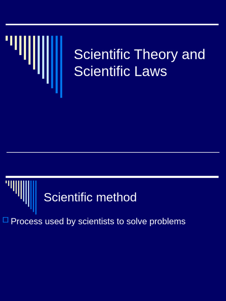 Understanding Scientific Theories and Laws | PDF | Science | Theory