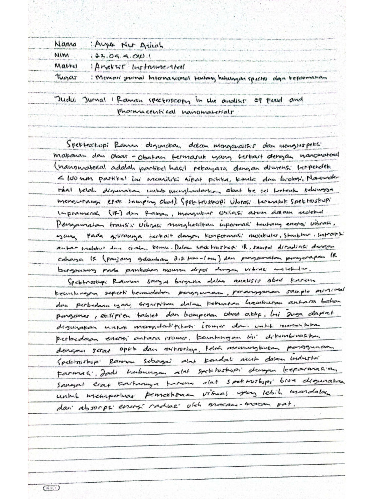 Tgs Analisis Instrumen Ayuk | PDF