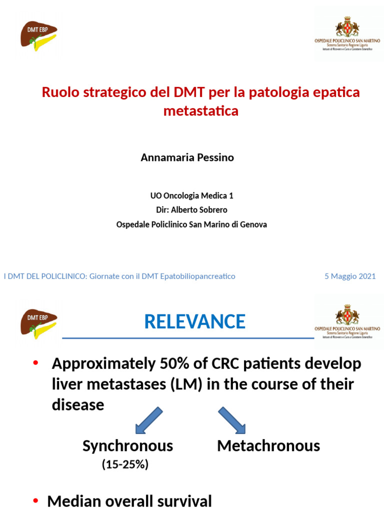APessino 1. Liver Met DMT 2021 | PDF | Colorectal Cancer | Health Sciences