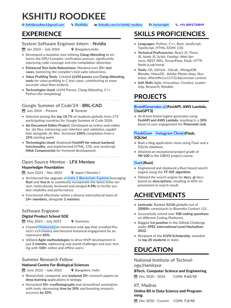 Resume_Kshitij_Roodkee (1) | PDF | Computer Programming | Computing