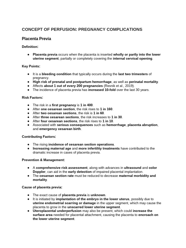 Concept of Perfusion - Pregnancy Complications | PDF | Hypertension ...
