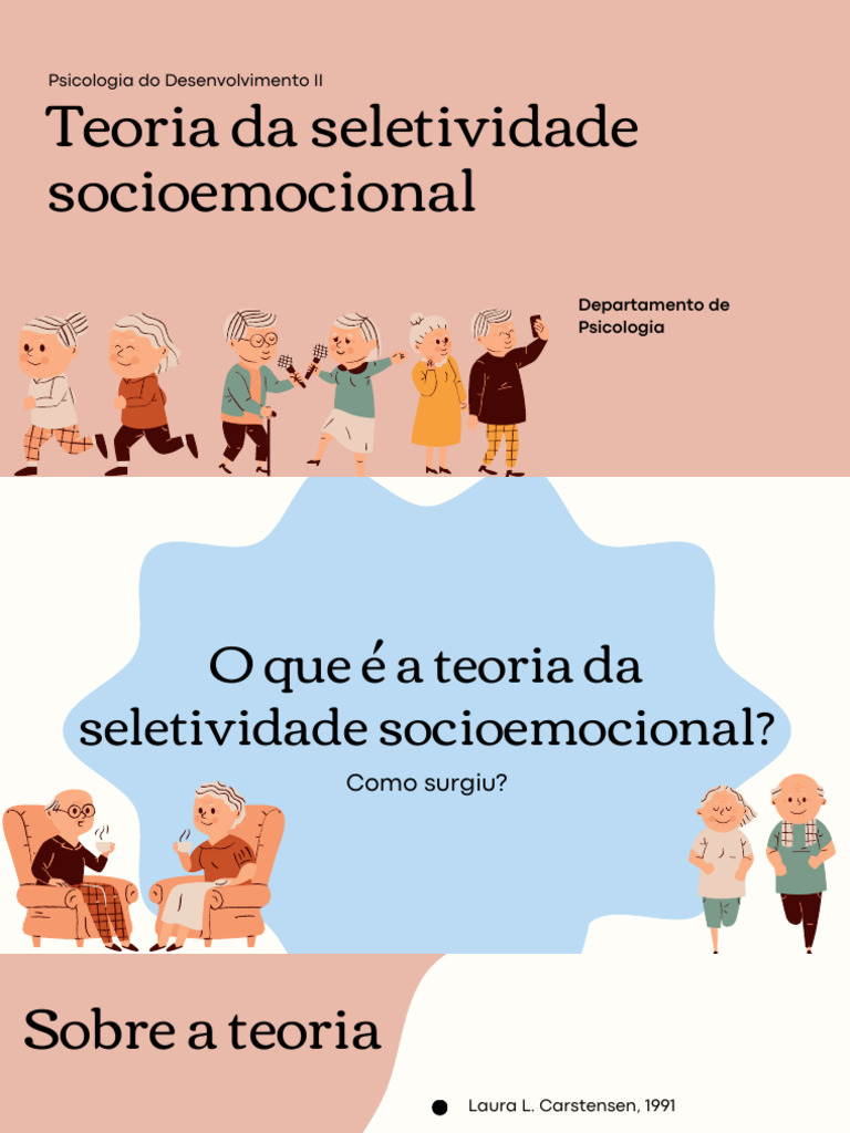 Teoria da Seletividade Socioemocional | PDF | Emoções | Envelhecimento