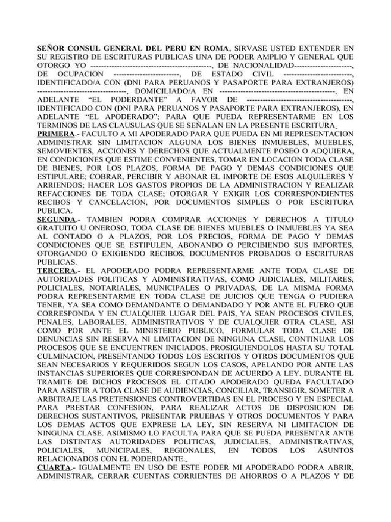 Poder General Modelo 3 | PDF