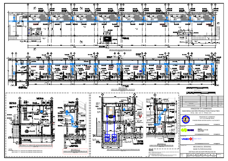BKG-3C0-DWG-MEC-FILT-024-B-Sand Filters Building Details Air Scour Pipe ...