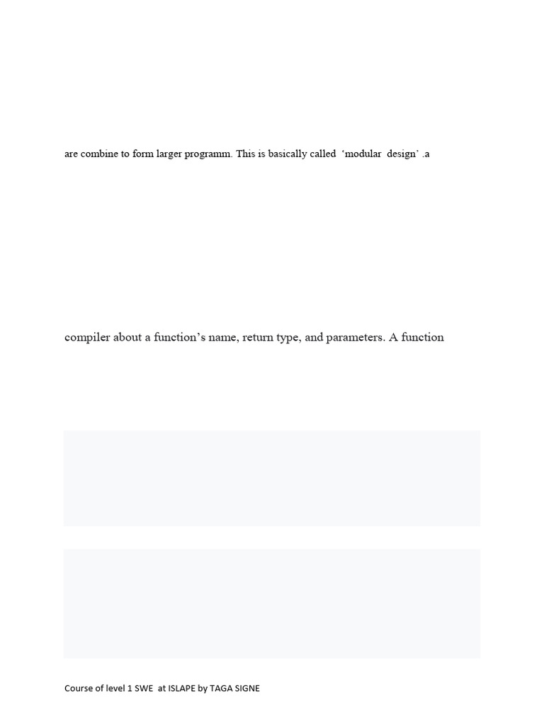 chap4_FONCTION_PROCEDURE | PDF | Parameter (Computer Programming) | Programming Paradigms