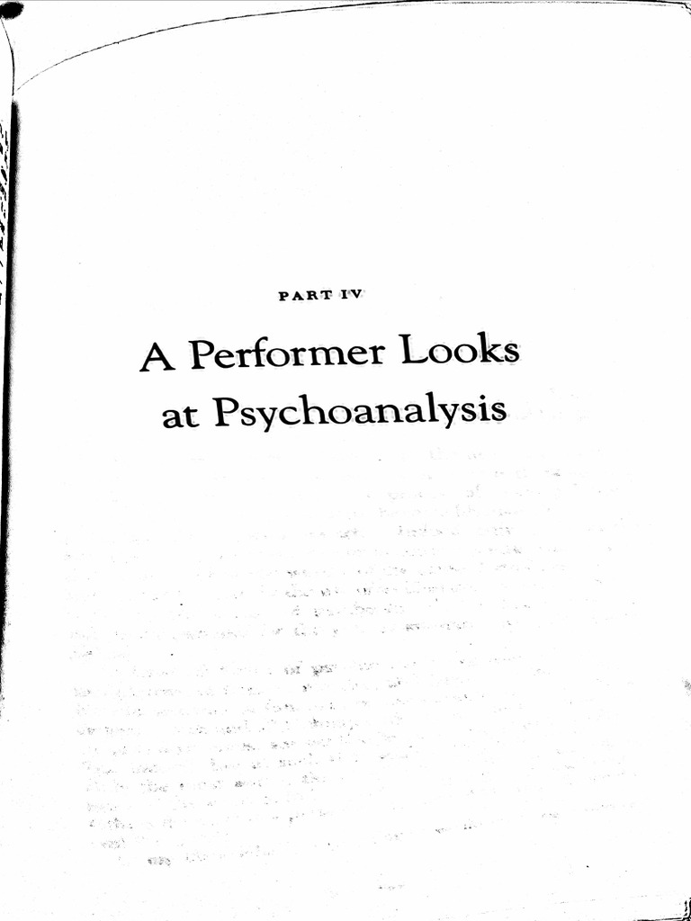 Claudio Arrau A Performer Looks at Psychoanalysis | PDF | Carl Jung | Unconscious Mind