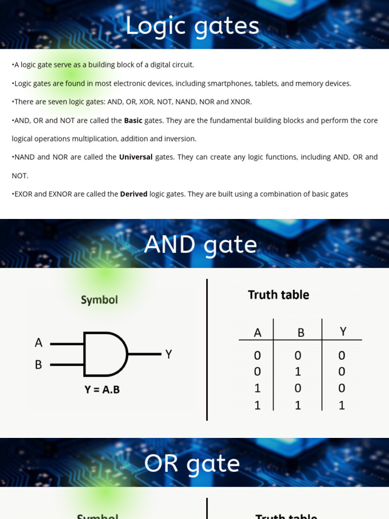 Understanding Logic Gates in Digital Circuits | PDF