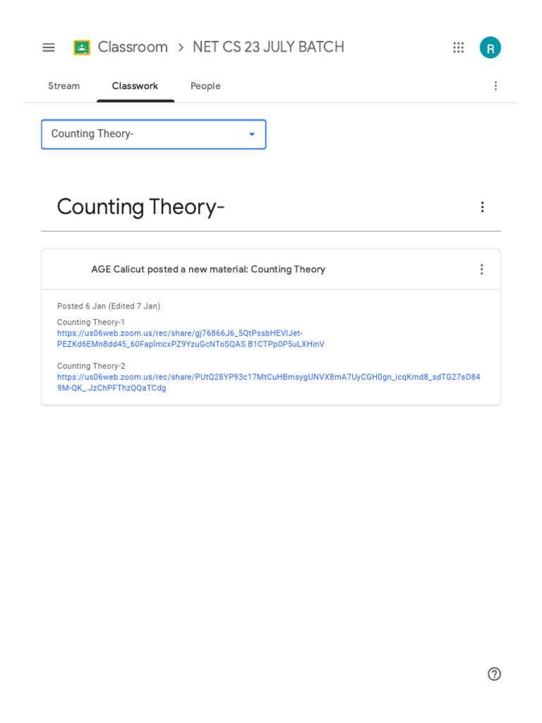 Counting Theory | PDF