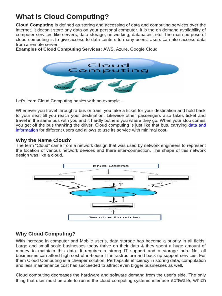 PC 3 - 1.4 Cloud Computing | PDF | Cloud Computing | Software As A Service