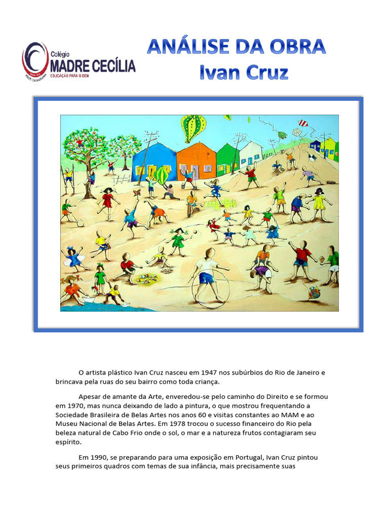 Análise Da Obra de Ivan Cruz 6 Ano | PDF | Adolescência | Portugal