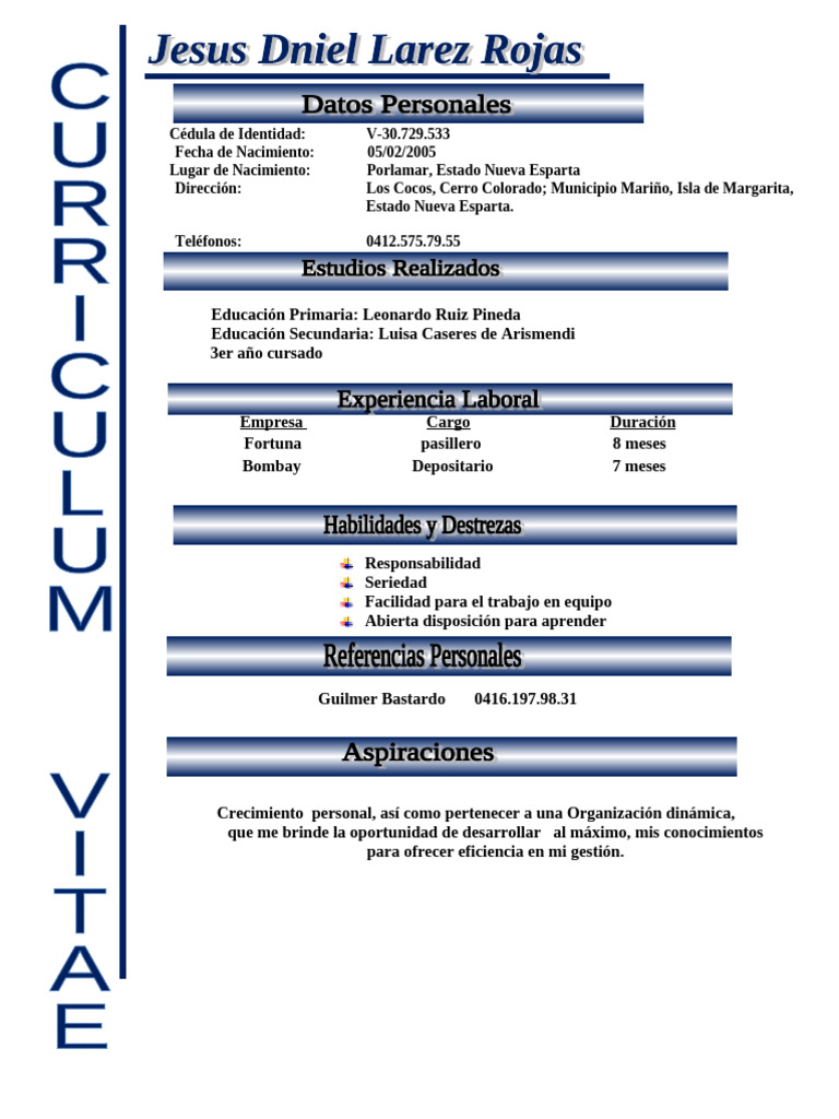 Modelo Azull Oscuro - Hombre | PDF