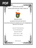 MS 01 NL - Quy cách trình bày niên luận USSH | PDF