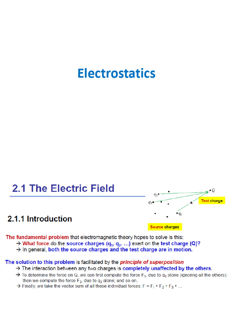 Electrostatics Ppt | PDF
