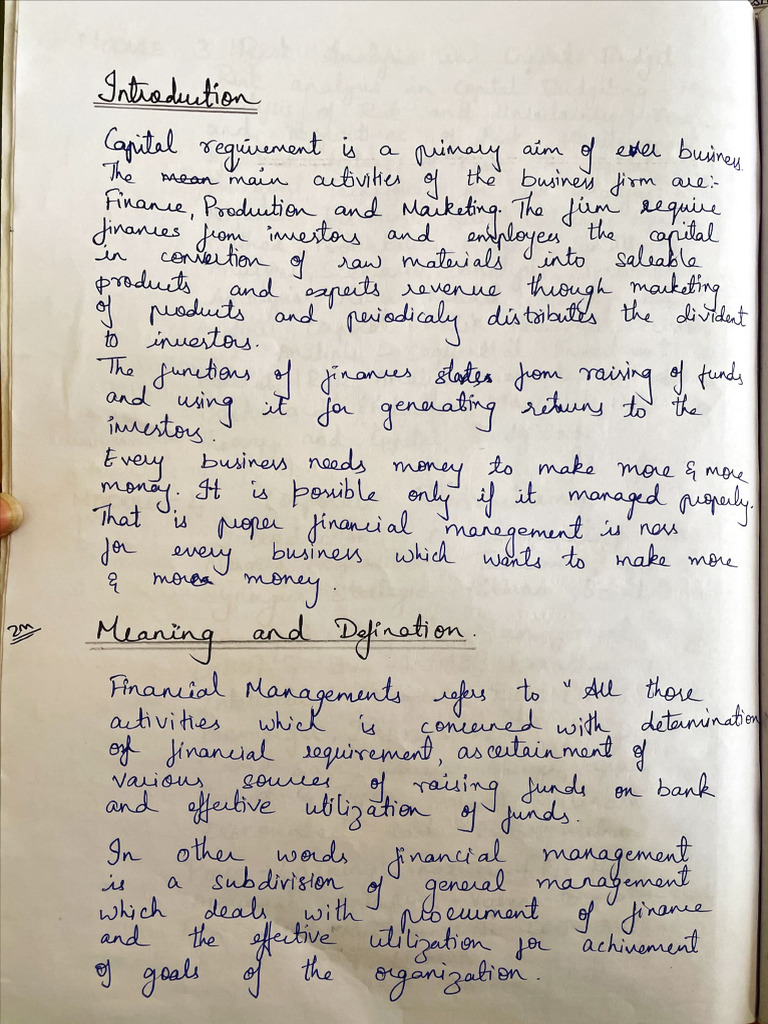 AFM 1st Chapter (. NOTES) | PDF