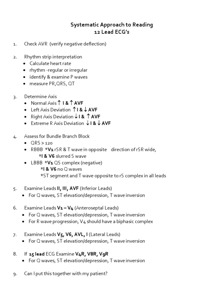 Systematic Approach To Interpretation | PDF