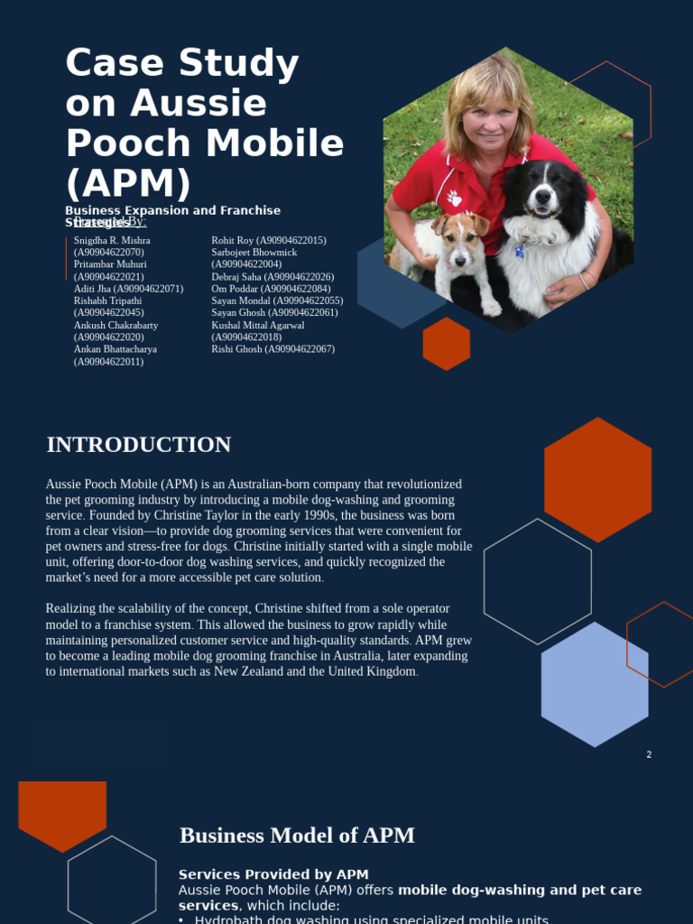Aussie Pooch Mobile Franchise Strategies | PDF | Franchising | Marketing