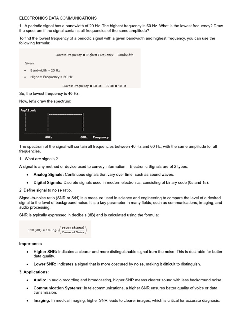 Electronics Data Communications | PDF | Transmission Medium | Sampling (Signal Processing)