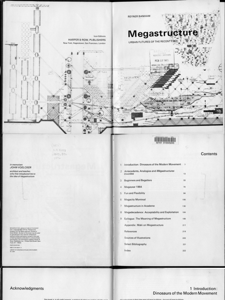 002.reyner Banham Megastructure Urban Futures of The Recent Past | PDF