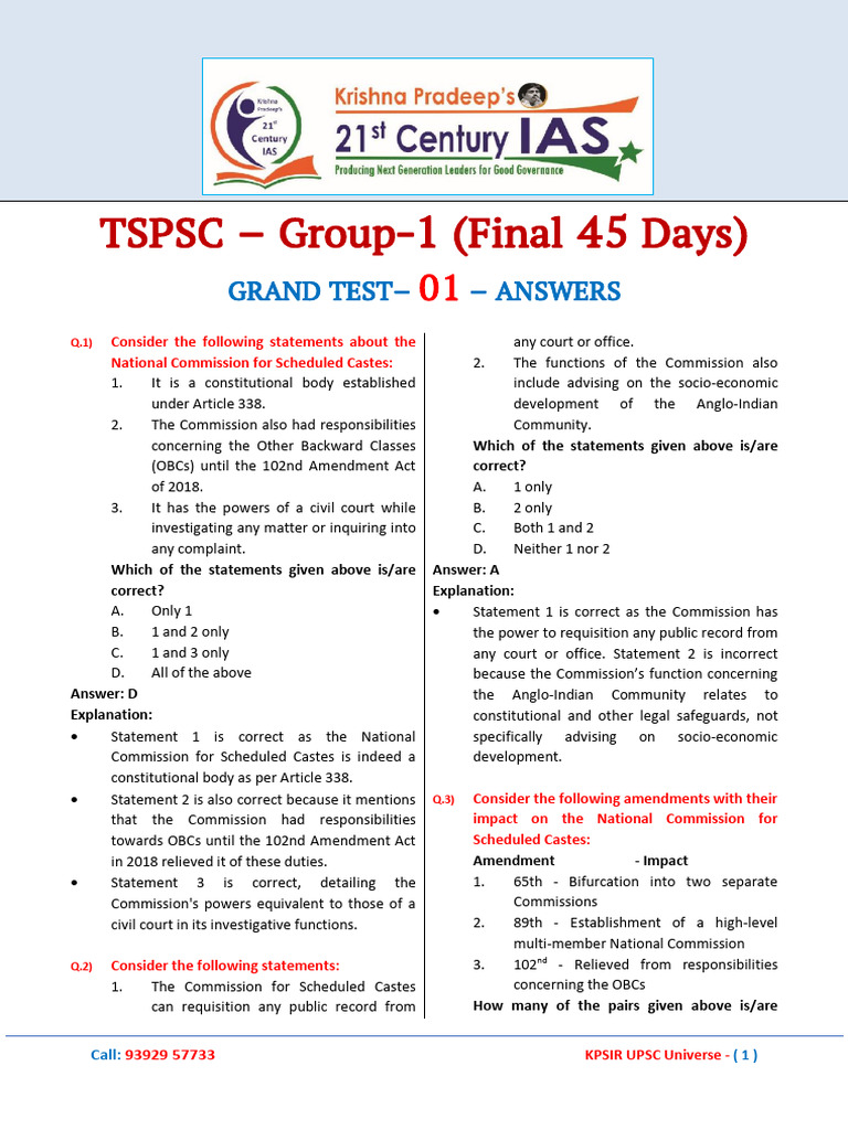 Test 1 Ans EM | PDF | Insurgency | Government