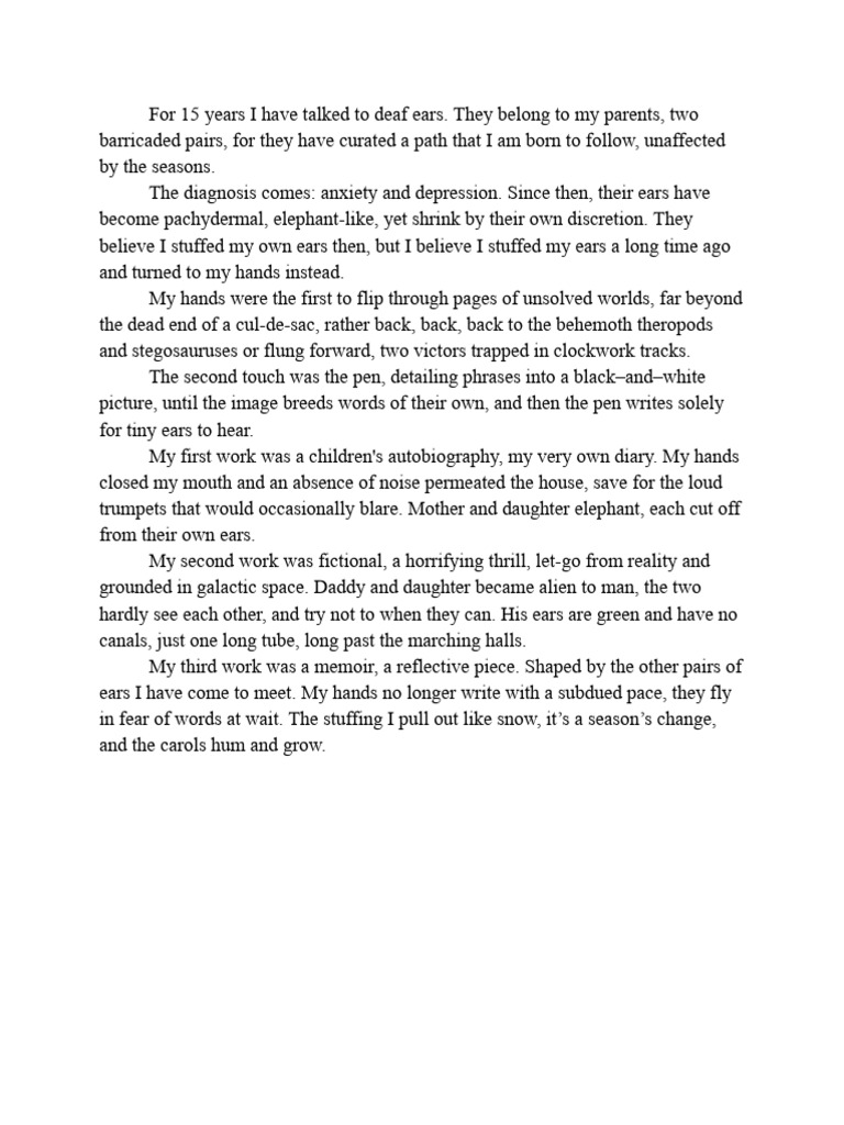 Kenyon Young Writers Review | PDF