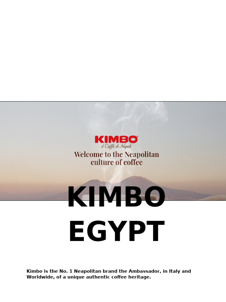 Kimbo Coffee's Growth in Egypt Market | PDF | Coffee | Brand