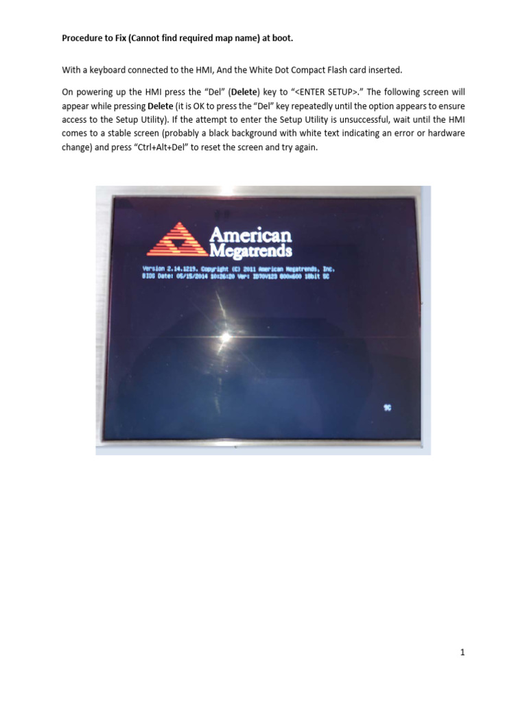 Cannot Find Required Map Name Fix_rev2 (1) | PDF | Booting | Computer Keyboard