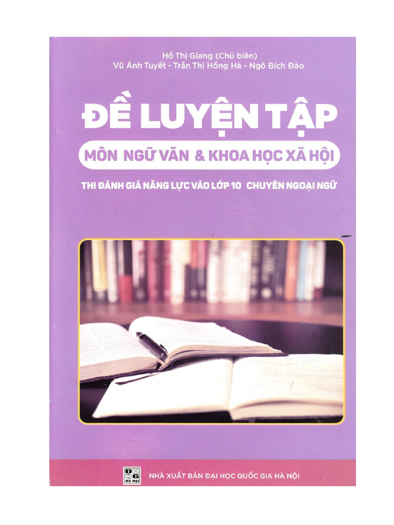 Đề Luyện Tập Mon Ngữ Văn Va KHXH Vao 10 | PDF