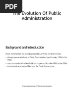Evolution of Philippine Public Administration | PDF | Public Administration | Governance