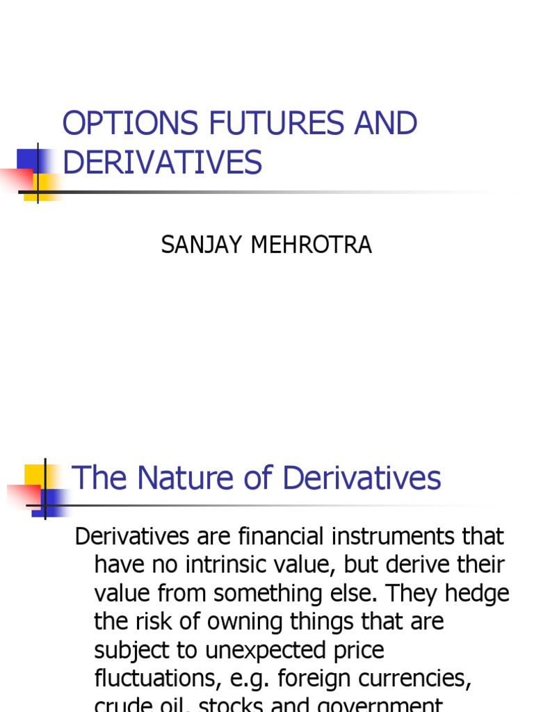 Derivatives Lecture1& 2 Introduction | Derivative (Finance) | Futures ...