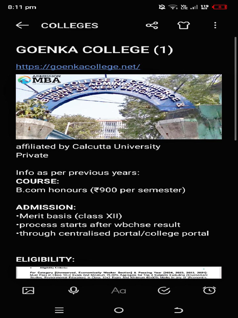 Goenka College | PDF