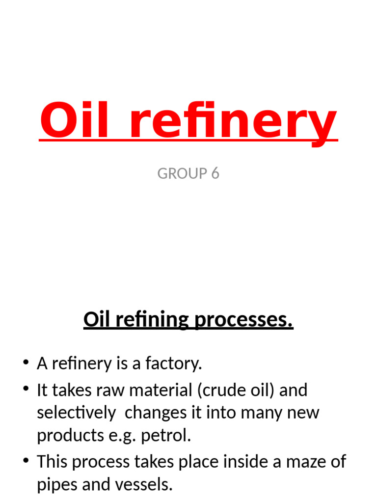 Overview of Petroleum Refining Processes | PDF | Oil Refinery | Cracking (Chemistry)