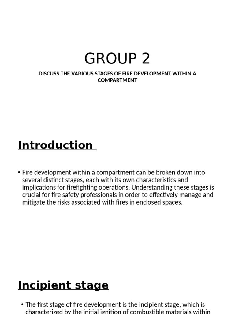 GROUP 2 Fire Development | PDF | Fires | Combustion