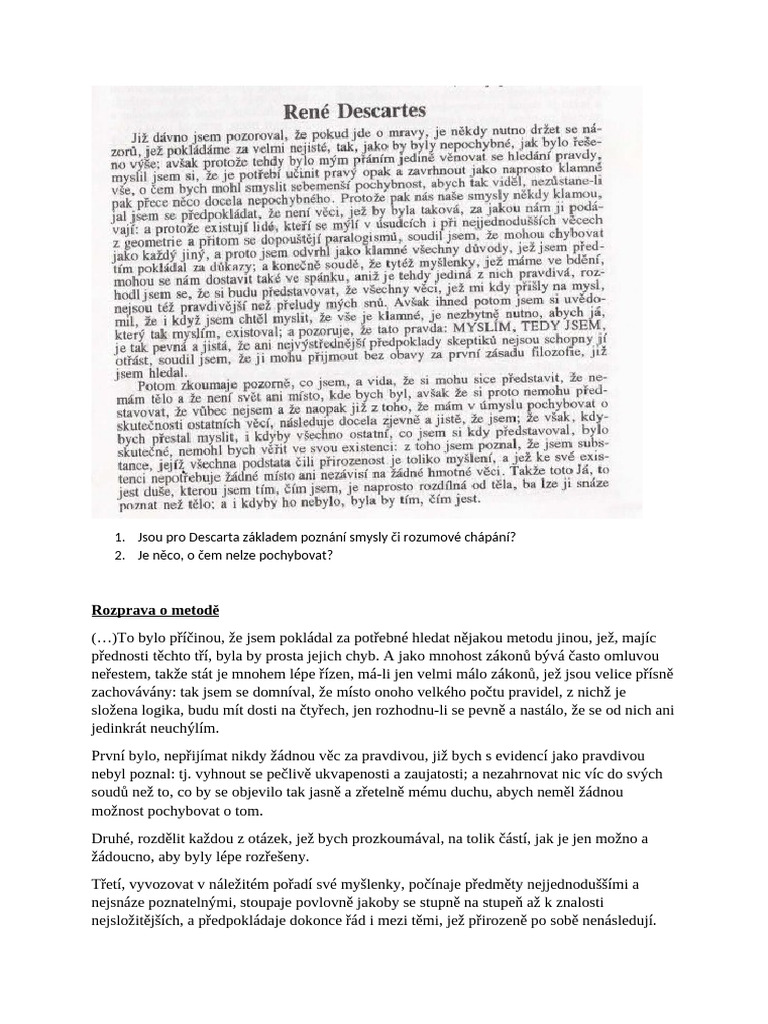 Descartes | PDF