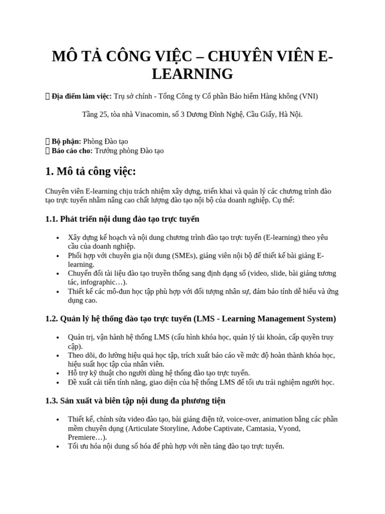 MTCV - CV Elearning | PDF