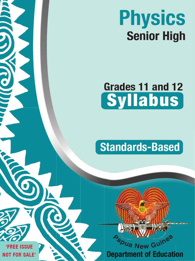 Physics Grade 11 & 12 Syllabus | PDF | Knowledge | Science