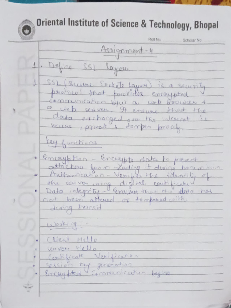 Information Security Assignment 4 | PDF