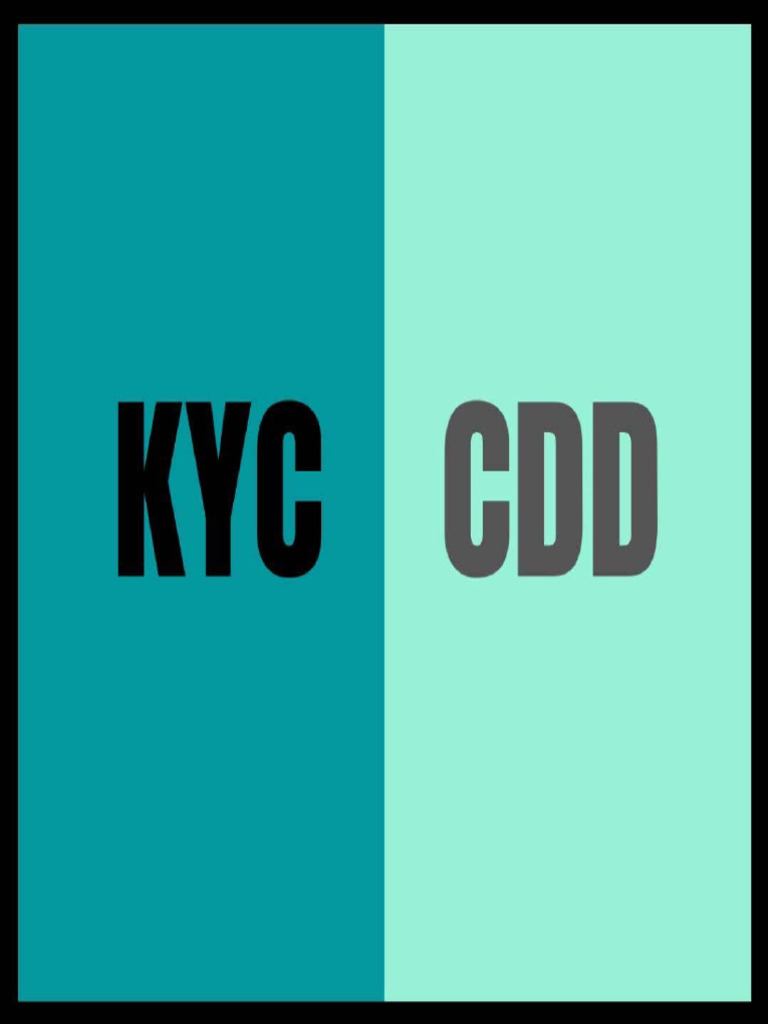 KYC X CDD | PDF