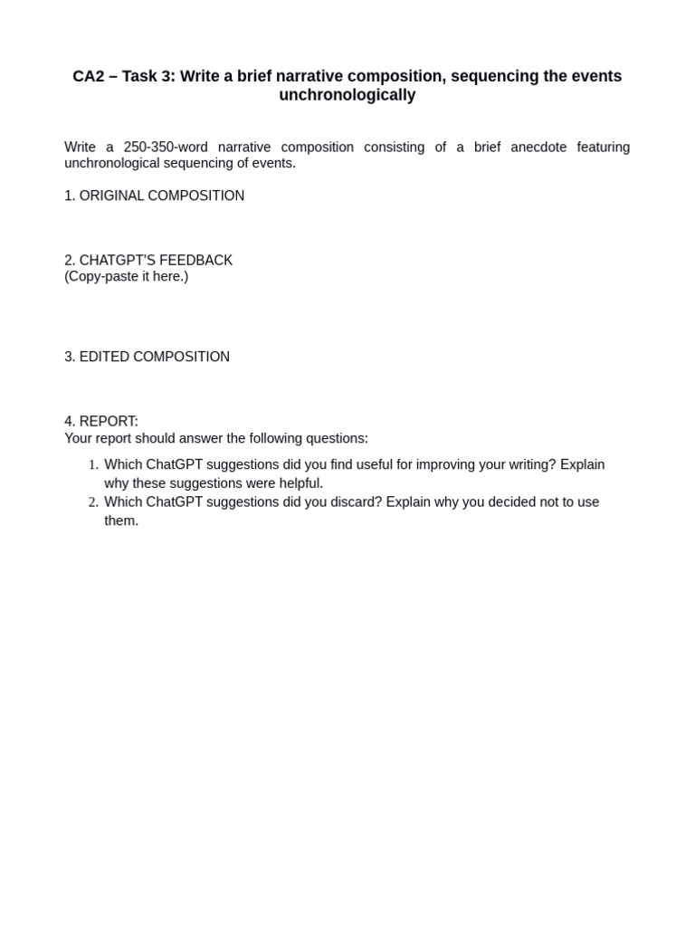 Composition Template CA2 LB3 | PDF