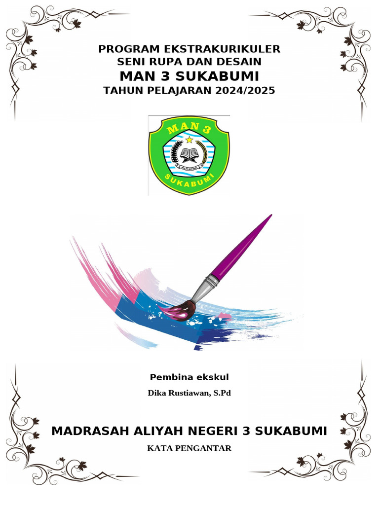 Program Ekstra Kurikuler Seni Rupa 7 Desain 2024 | PDF
