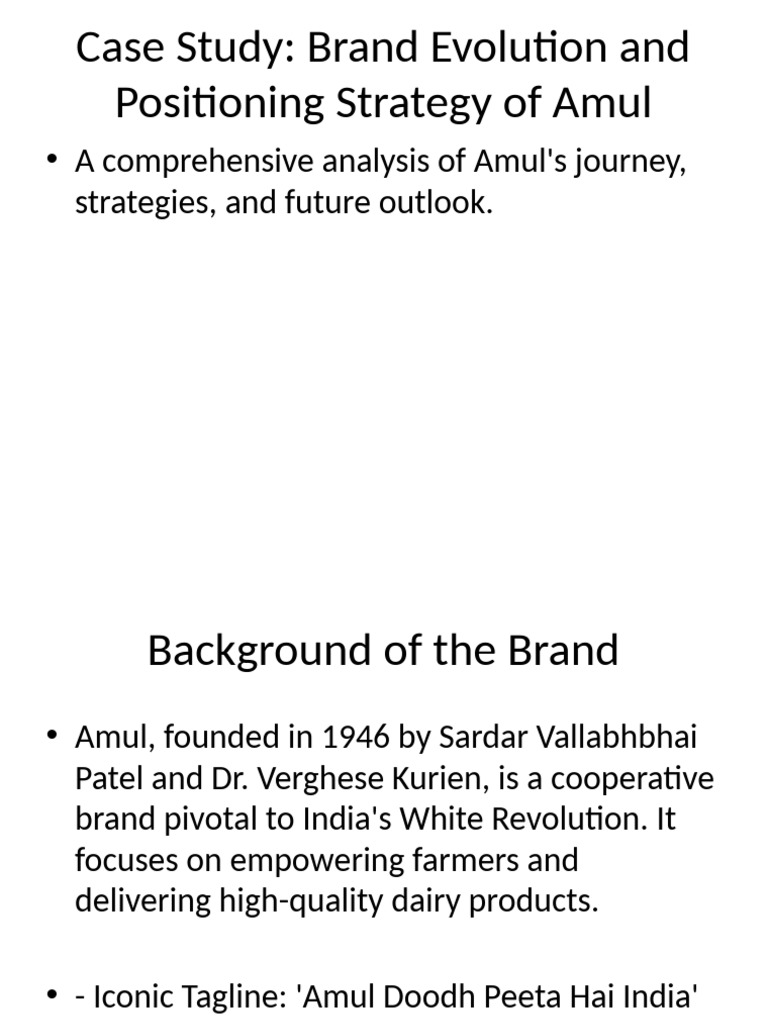 Amul: Brand Evolution and Strategy | PDF | Brand | Marketing