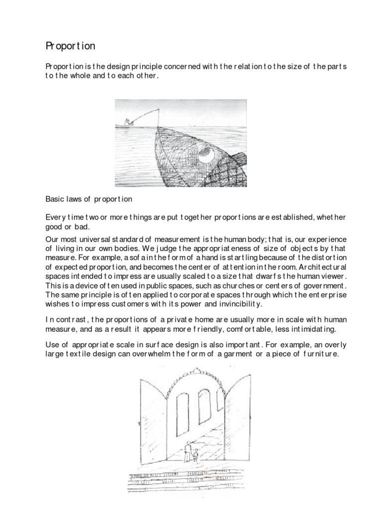 Understanding Proportion in Design | PDF