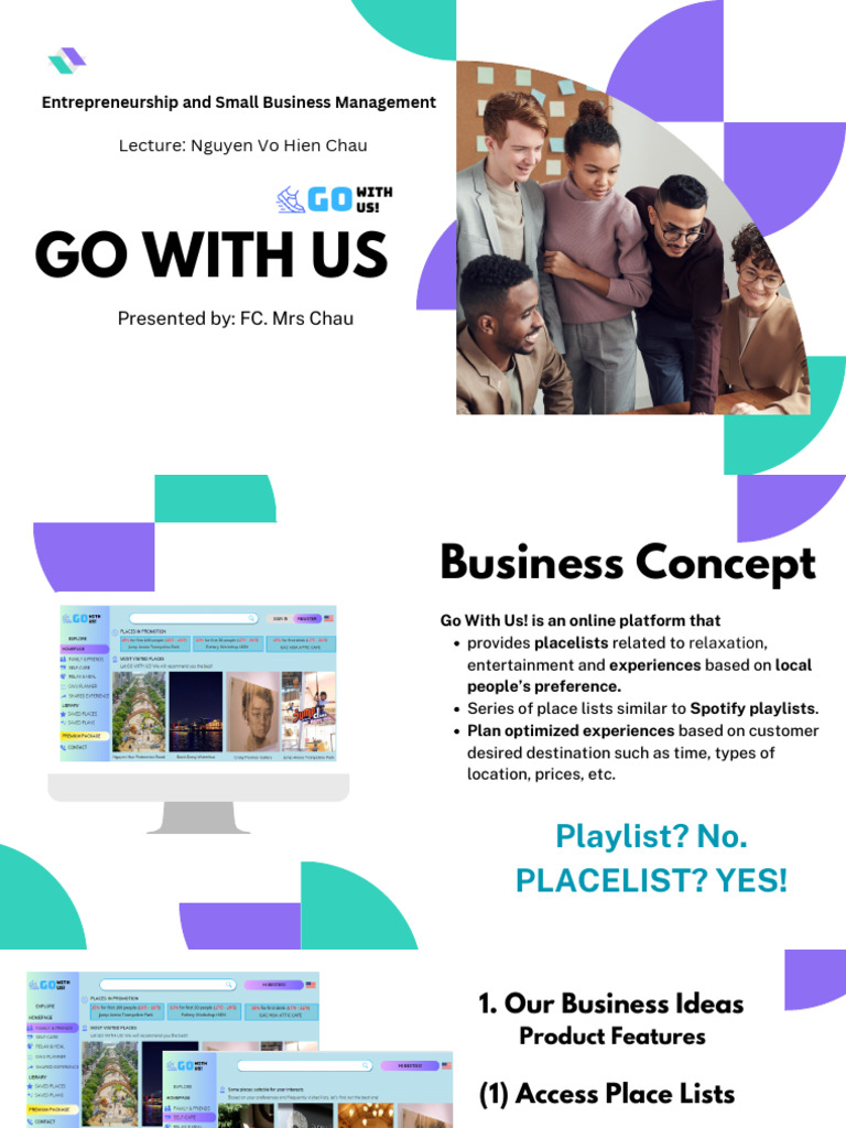 Final Presentation Slides of Go With Us! | PDF | Mobile App | Social Media